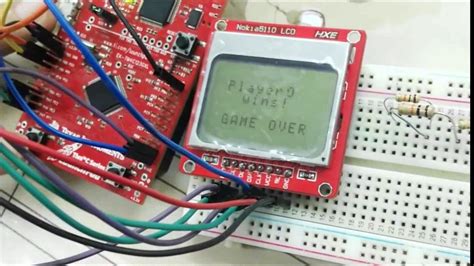 Connect 4 Game Using Tiva Microcontroller And Nokia 5110 Lcd Demo Youtube