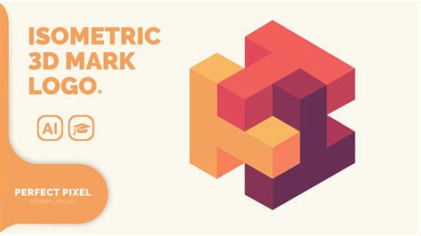 Illustrator Tutorials Isometric 3d Mark Logo Design Behance