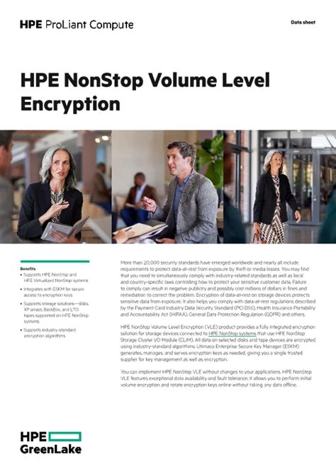 Hpe Nonstop Volume Level Encryption