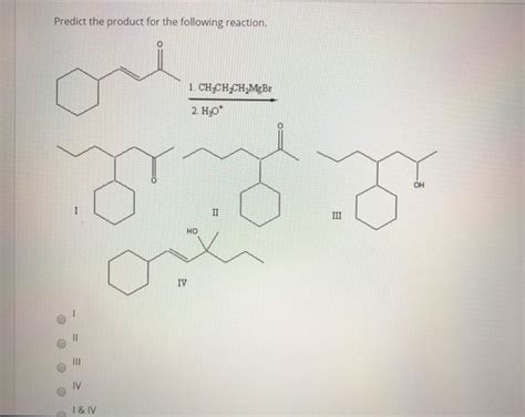Solved Predict The Product For The Following Reaction CH Chegg Com