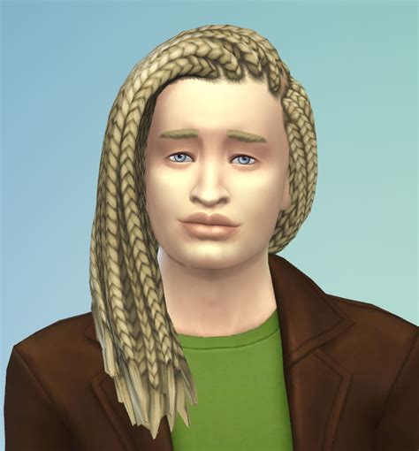 Mod The Sims DEPRECATED Box Braids Side Gender Conversion