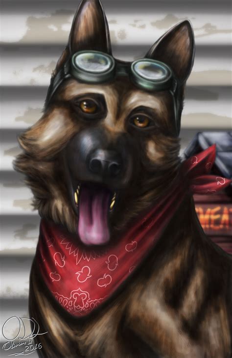 Woof My Fan Art Of Dogmeat A Character From The Video Game
