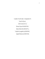 Analyzing Daily Food Intake For Health And Performance Course Hero