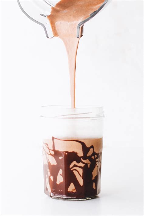 Vegan Chocolate Hazelnut Shake Or Frosty Feasting On Fruit