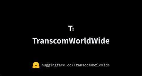 Transcomworldwide Transcom Worldwide