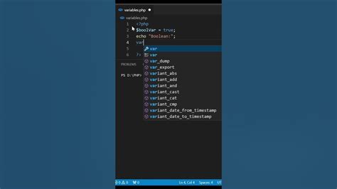 Basic Variable Types In Php Php Hello Helloworld Code Coding