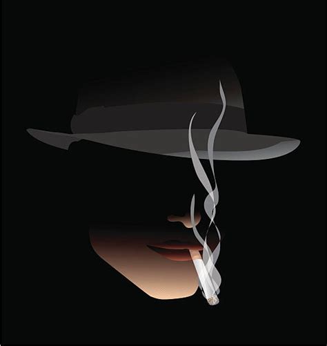 20 Man Fedora Shadow Stock Illustrations Royalty Free Vector Graphics
