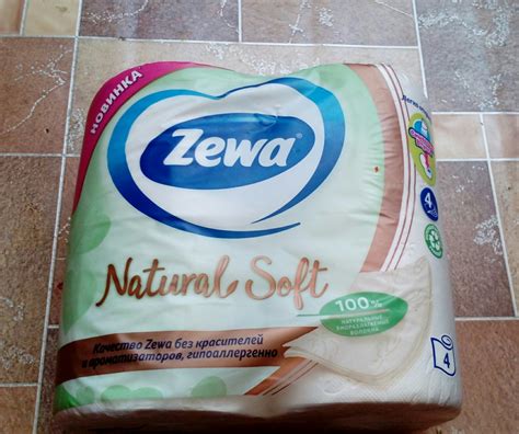 Туалетная бумага Zewa Nature Soft 4-х слойная - «Отличная мягкая 4-х ...