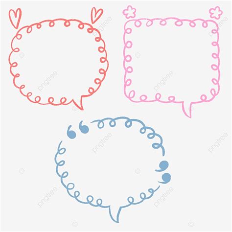 Hand Drawn Circles Png Image Hand Drawn Circle Border Frame Bubble