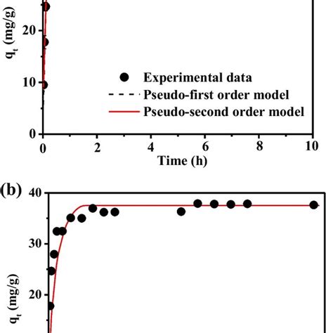 Adsorption Isotherm Of Pb²⁺ On Adsorptive Membrane A Control Ph And B Download Scientific