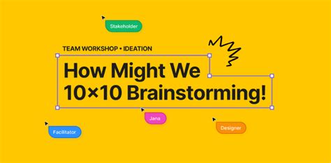 How Might We Design Thinking Figma