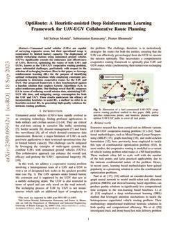Optiroute A Heuristic Assisted Deep Reinforcement Learning Framework