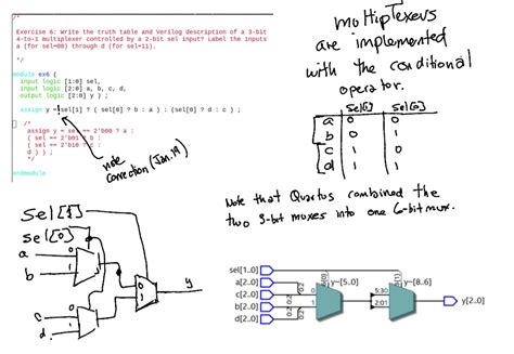 Solved Exercise 6 Write The Truth Table And Verilog