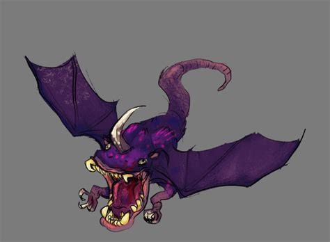 Purple 2 Eyed 1 Horned Flying People Eater By Mediocremingo On Deviantart