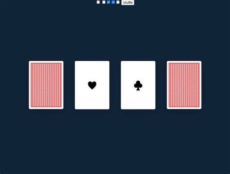 翻牌动画html，纸牌创意设计案例 17素材网