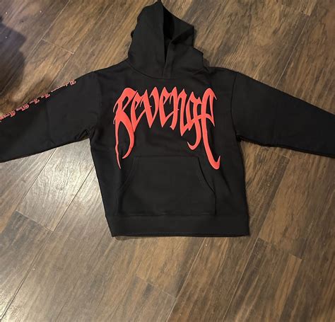 Revenge Xxxtentacion Kill Hoodie Redblack Grailed