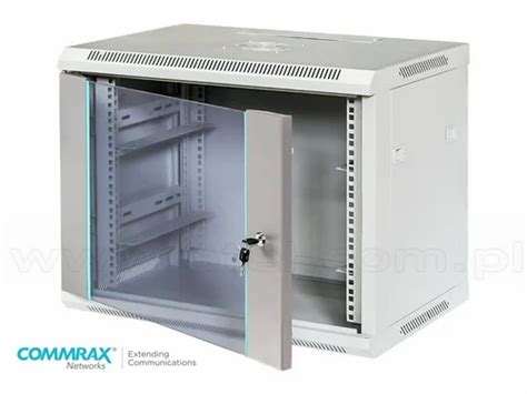 Cold Rolled Steel Wall Mount Commrax Network Rack 4 Pair Utp At