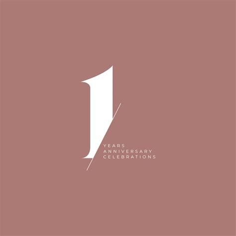 Premium Vector Anniversary Logo Template