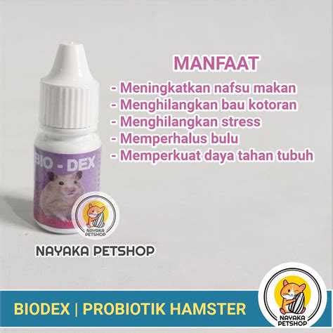 Jual Bio Dex Probiotik Vitamin Hamster Nutrisi Obat Suplemen Shopee
