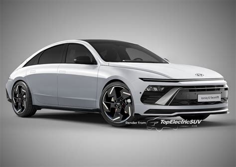 Hyundai Ioniq 6 Facelift Rendering Korean Car Blog