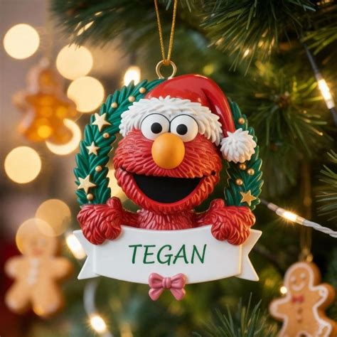 Personalized Elmo Ornament 2025 Etsy