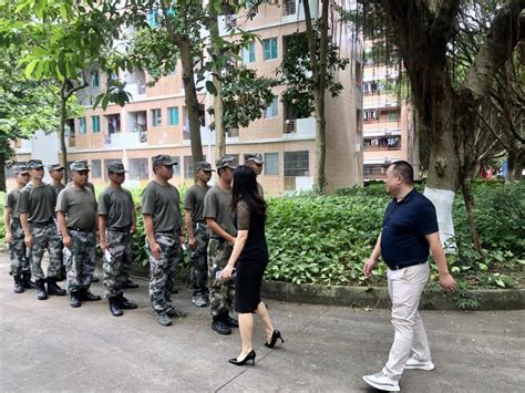 夏日送清凉关爱暖人心经管学院院领导看望慰问参训师生 广州城建职业学院 经济与管理学院