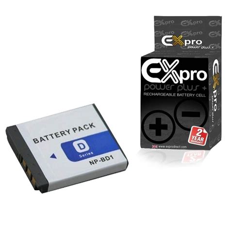 Ex Pro Sony NP BD1 NP FD1 Li On Digital Camera Battery BOXED2ME