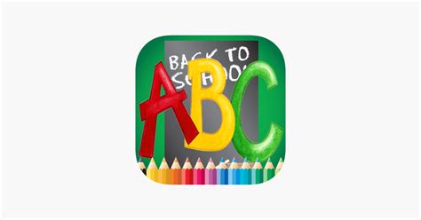 ‎app Store에서 제공하는 기술을 배우기위한 무료 그리기 및 색칠 페이지 게임 어린이 나이 1 10 알파벳 위에