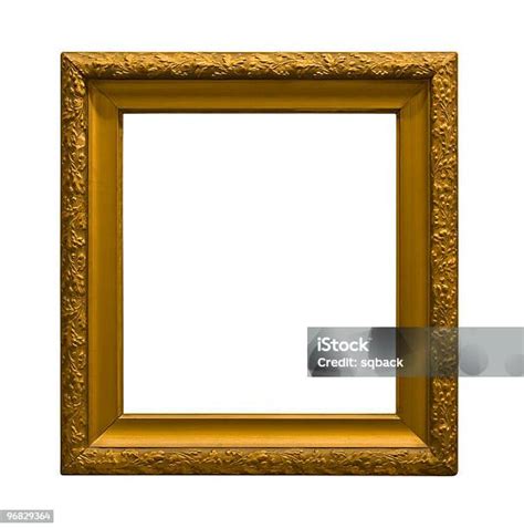 Bingkai Gambar Antik Dengan Jalur Kliping Foto Stok Unduh Gambar