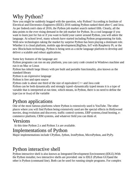 1 St Pdf Python Programming Language Command Line Interface