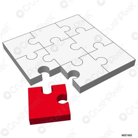 Puzzle It Does Not Fit Stock Vector 887480 Crushpixel