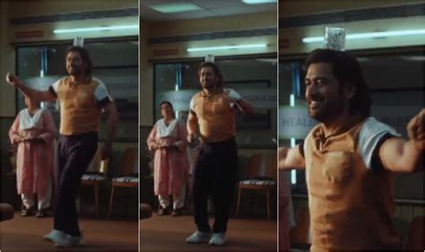 Watch Ms Dhoni Performs Bobby Deols Iconic Dance Steps In A New