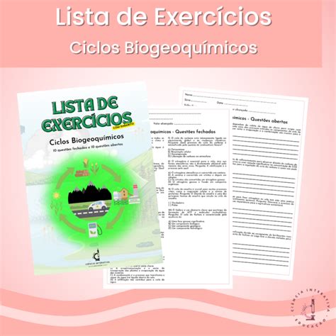 Ciclos Biogeoquímicos Ciência Interativa