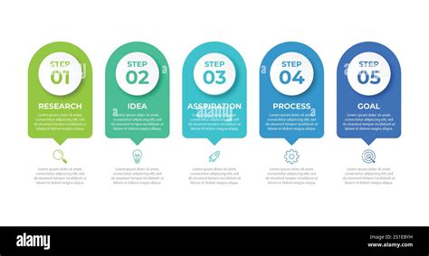 5 Booklet Chart Connected Diagram Finance Flow Graph Graphic Idea Info Infographic