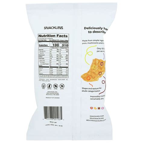 Snacklins Chips Barbeque Crisps 3 Oz Snacklin Chips Vegan Black Market