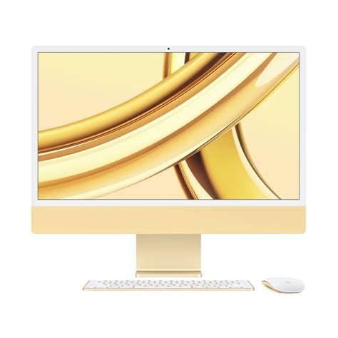 Моноблок Apple Imac 24 M3 Yellow Z19f0001q 2023 [yellow Imac M3 8cpu 10gpu 24gb 256gb Gigabit