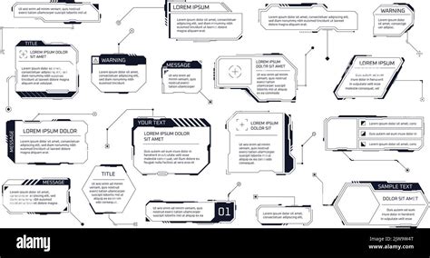 Technological Callouts Text Callout Chart Digital Technology