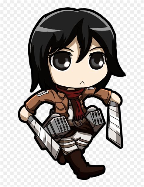Shingeki No Kyojin Mikasa Chibi