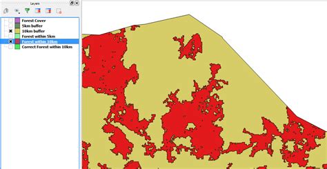 qgis clip polygon using buffer geographic information systems stack