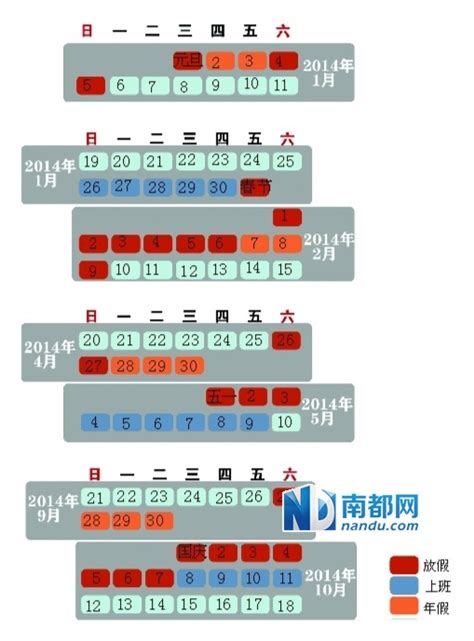 网友晒2014拼假攻略 春节请两天放10天图 搜狐新闻
