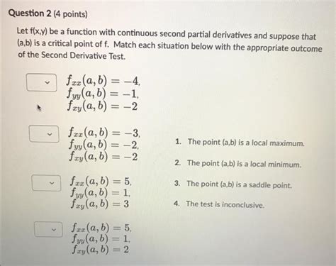 Solved Let Fxy Be A Function With Continuous Second