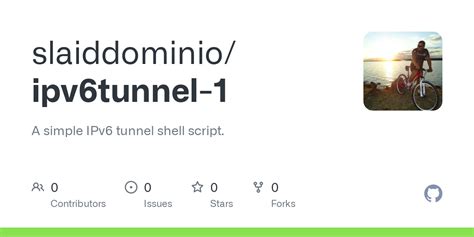 GitHub Slaiddominio Ipv Tunnel A Simple IPv Tunnel Shell Script