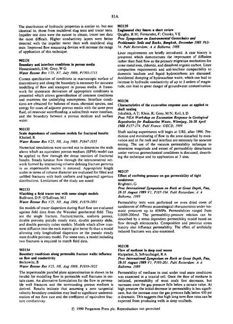 Pdf Boundary Conditions Along Permeable Fracture Walls Influence On