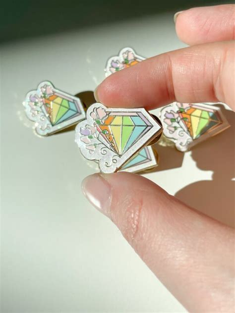 April Birth Month Pin Astraluna Arts