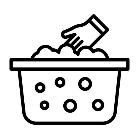 Hand Washing Clothes Vector Icon 21648449 Vector Art At Vecteezy