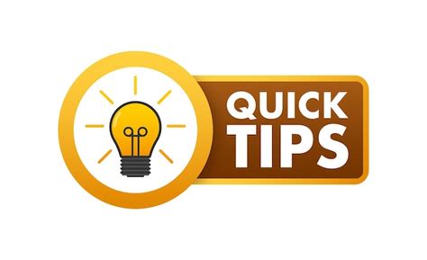 Premium Vector Quick Tips Icon Badge Ready For Use In Web Or Print