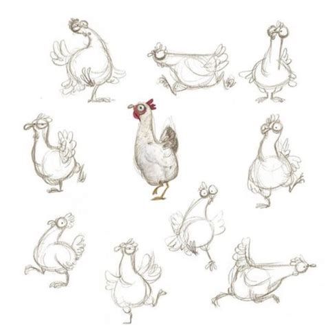 Pin On Kinderillustraties Chicken Drawing Chicken Art Sketches