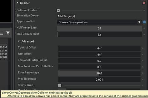 URDF Importer Seems To Ignore The Convex Decomp Setting Isaac Sim NVIDIA Developer Forums