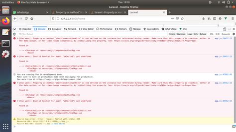 Javascript Property Or Method Startconversationwith Is Not Defined On The Instance But
