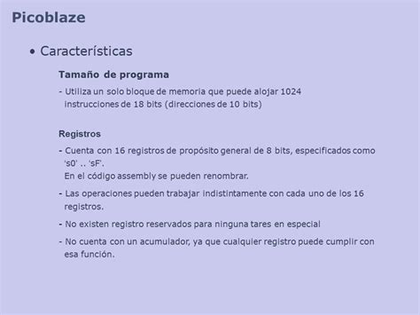 Picoblaze Microcontrolador Embebido De 8 Bits